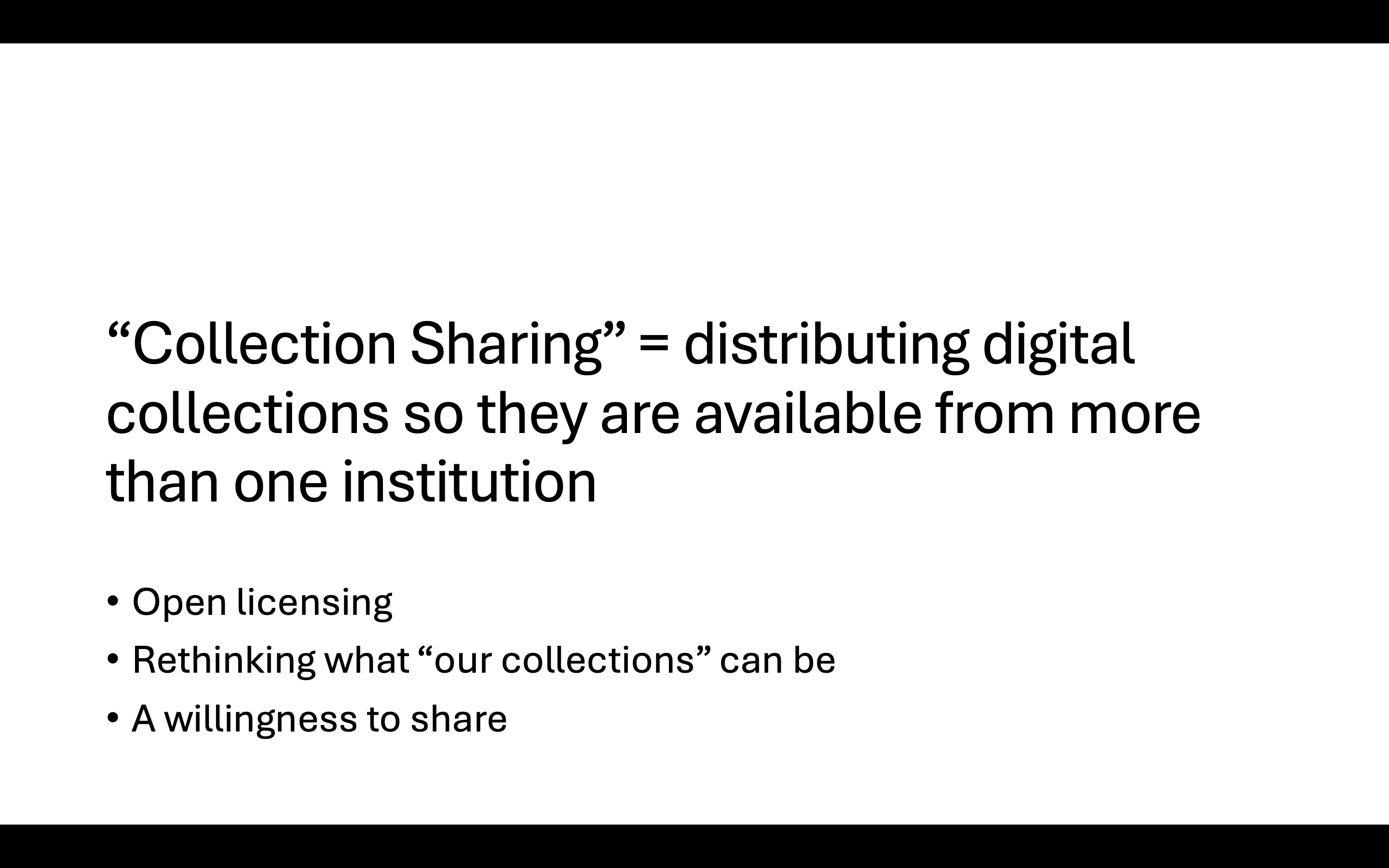 Collection Sharing as a form of Digital Collections Security - Dot ...